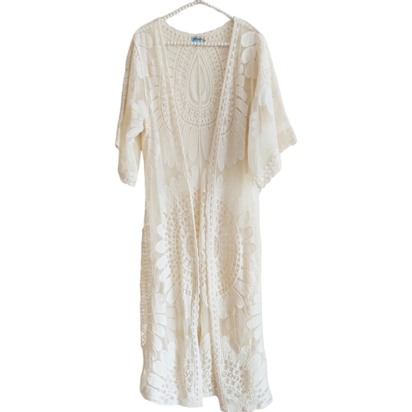 Rebellion Again | Swim | Rebellion Again Lace Coverup Robe | Poshmark